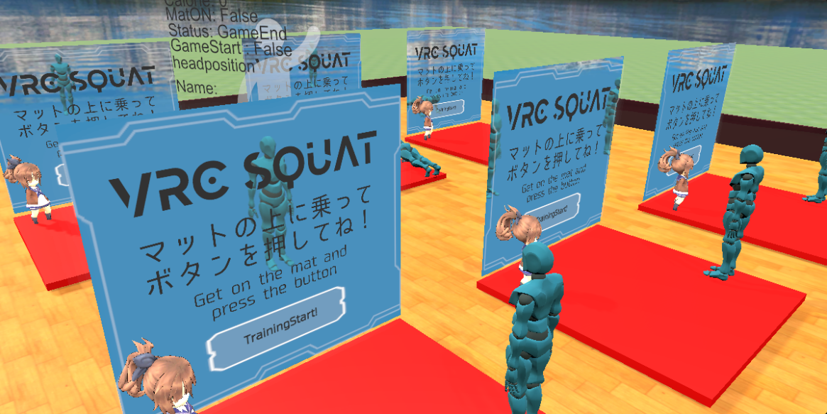 VRchat Push Up World | Gakuto Sasabe